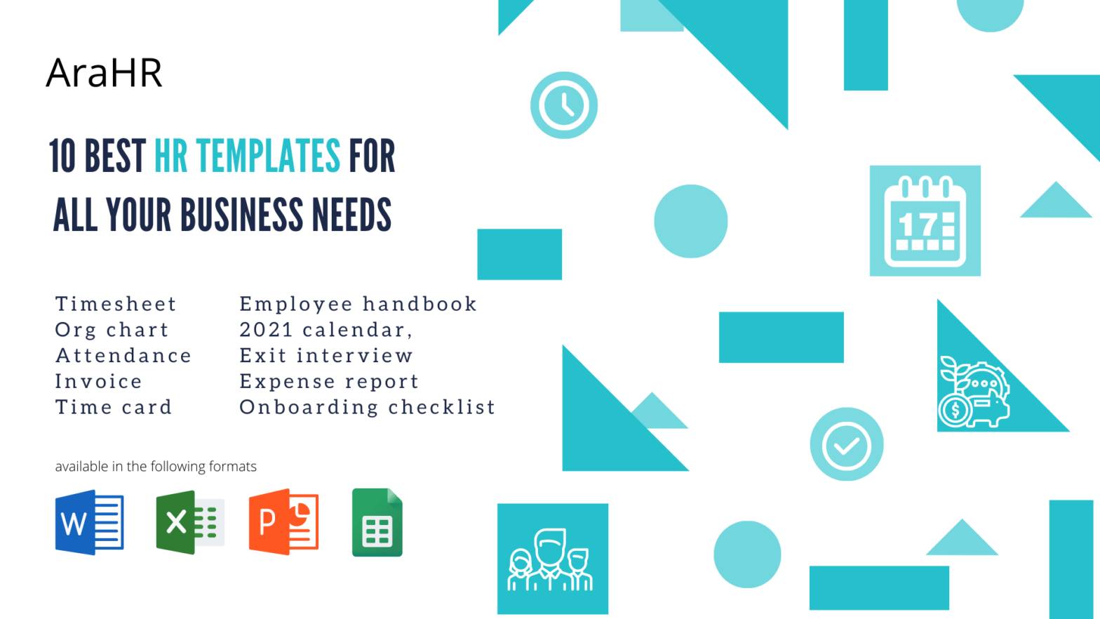 Best HR Templates for all Your Business Needs – AraHR Blog