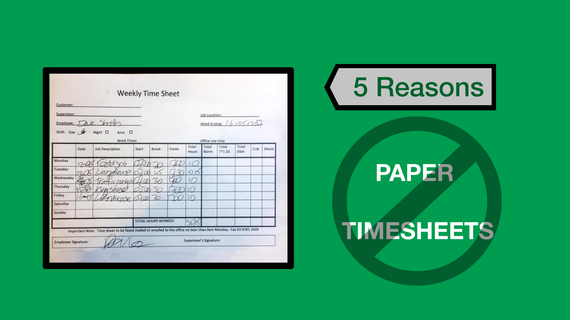 5 Reasons to forget about timesheets on paper and switch to digital HR ...